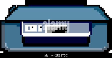 laser photo printer game pixel art vector illustration Stock Vector ...