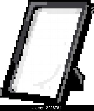 blank photo frame game pixel art vector illustration Stock Vector Image ...