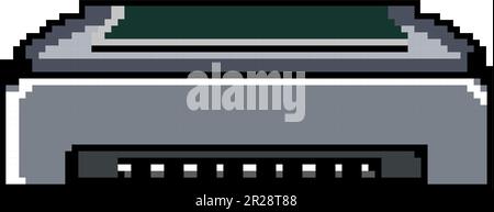 laser photo printer game pixel art vector illustration Stock Vector ...