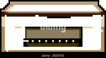 office photo printer game pixel art vector illustration Stock Vector ...