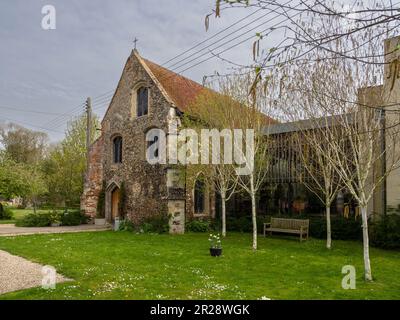 Clare Priory, said to be one of the oldest religious houses in England ...