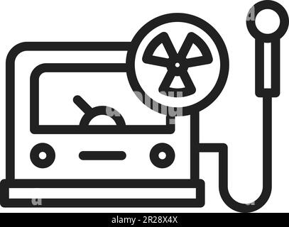 Radiation Detector icon vector image Stock Vector Image & Art - Alamy