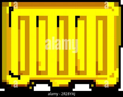 fence road barrier game pixel art vector illustration Stock Vector ...