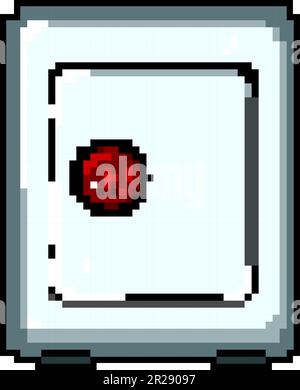 storage safe game pixel art vector illustration Stock Vector Image ...