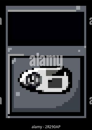 Safe pixel art. Money vault 8 bit. Pixelate vector illustration Stock ...