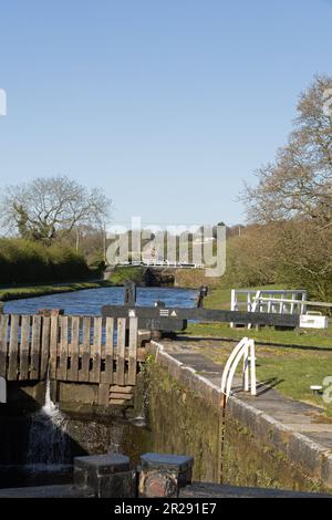 Wheelton Top Lock on the Leeds & Liverpool Canal, near Chorley ...