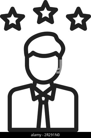 Role Model icon vector image. Suitable for mobile application web ...