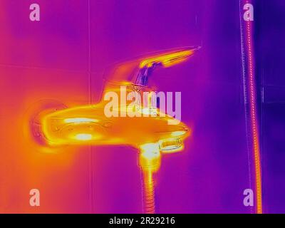 plumber showing pipes at the camera Stock Photo - Alamy