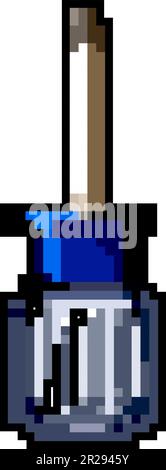 hand screwdriver tool game pixel art vector illustration Stock Vector Image & Art - Alamy