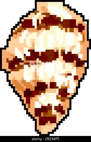 conch sea shell game pixel art vector illustration Stock Vector Image ...