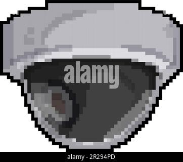 spy security camera cctv game pixel art vector illustration Stock ...