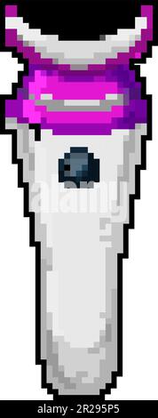 vector pixel art razor isolated cartoon Stock Vector Image & Art - Alamy