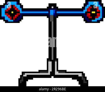 aim shooting target game pixel art vector illustration Stock Vector ...