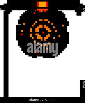 game shooting target game pixel art vector illustration Stock Vector ...