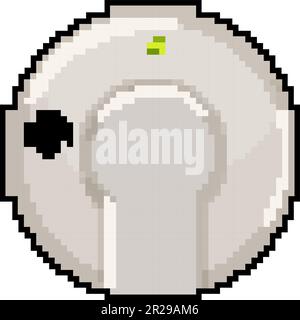 monoxide smoke detector game pixel art vector illustration Stock Vector ...