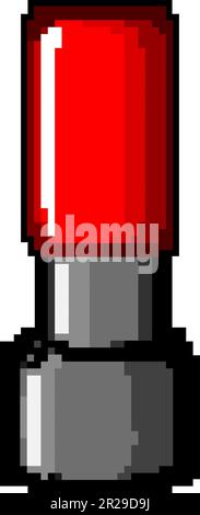 stamper stamp handle game pixel art vector illustration Stock Vector ...