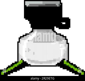 propane stove camp game pixel art vector illustration Stock Vector ...