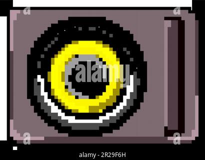 music studio sound monitor game pixel art vector illustration Stock ...