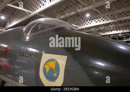 English Electric Canberra PR3 cockpit Stock Photo - Alamy