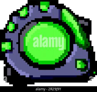 scale tape measure game pixel art vector illustration Stock Vector ...