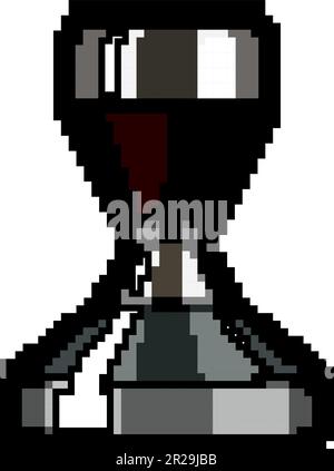 drink tamper coffee game pixel art vector illustration Stock Vector ...