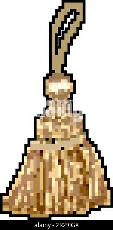fringe tassel rope game pixel art vector illustration Stock Vector ...