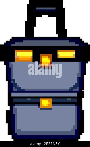 kit toolbox repair game pixel art vector illustration Stock Vector ...