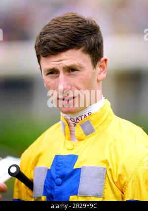 Jockey Oisin Murphy on day two of the Dante festival at York Racecourse ...