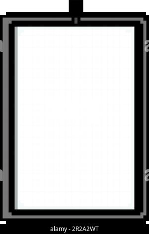 pen whiteboard school game pixel art vector illustration Stock Vector ...