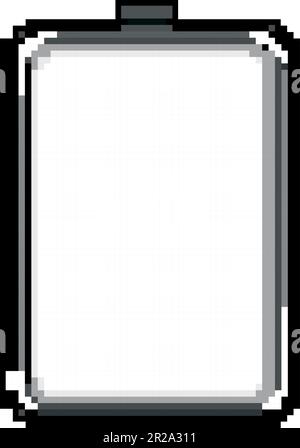 class whiteboard school game pixel art vector illustration Stock Vector ...