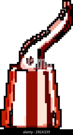 drink wine cork game pixel art vector illustration Stock Vector Image ...