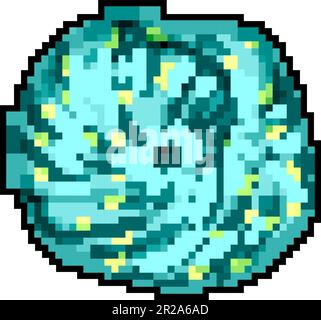 crochet yarn wool game pixel art vector illustration Stock Vector Image ...