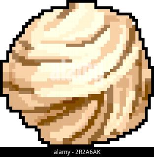 crochet yarn wool game pixel art vector illustration Stock Vector Image & Art - Alamy