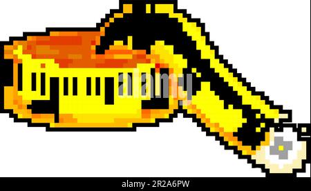 scale tape measure game pixel art vector illustration Stock Vector ...