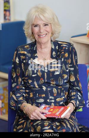 Queen Camilla launches the Coronation Libraries initiative at ...