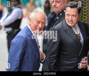 King Charles III is seen in a motorcade after being proclaimed King ...
