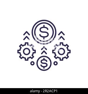 payments processing, financial operations icon Stock Vector Image & Art ...