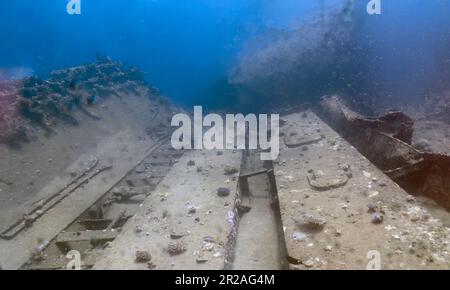 The wreck of the Million Hope near Nabq, Sharm el Sheikh, Egypt Stock ...