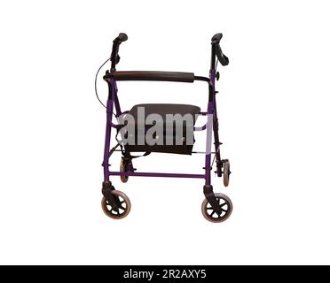 Mobility frame with wheels and seat Stock Photo - Alamy