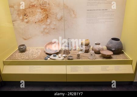 Clay storage vessels from the neolithic period.Diachronic Museum of ...