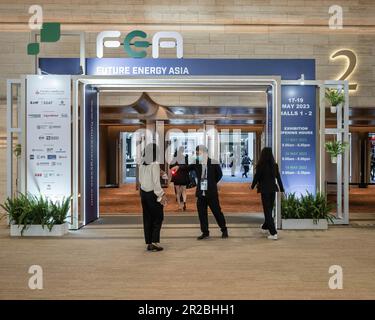Bangkok, Thailand. 18th May, 2023. Hioki company booth seen at Future ...
