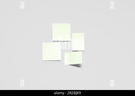 Yellow Adhesive Notes on grey background Stock Photo - Alamy