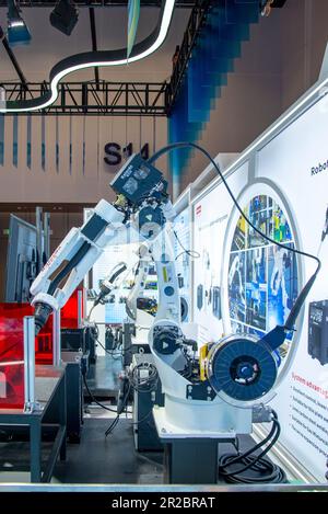 NINGBO, CHINA - MAY 18, 2023 - Advanced hub motor technology on display ...