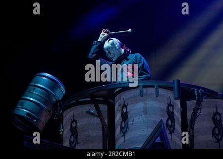 Michael Pfaff of Slipknot performs at the Welcome To Rockville Music ...