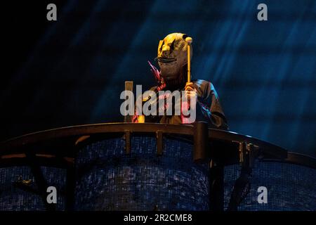 Michael Pfaff of Slipknot performs at the Welcome To Rockville Music ...