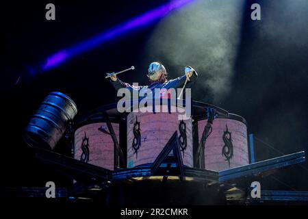 Michael Pfaff of Slipknot performs at the Welcome To Rockville Music ...