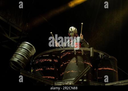 Michael Pfaff of Slipknot performs at the Welcome To Rockville Music ...