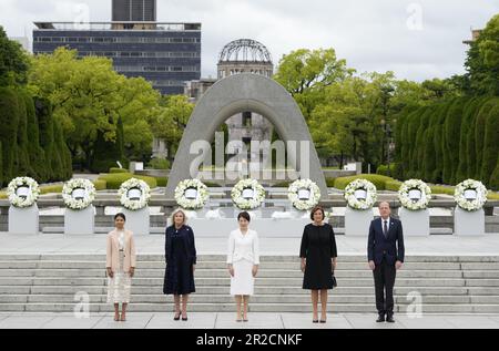 Japan's First Lady Yuko Kishida arrives at Tokyo International Airport ...
