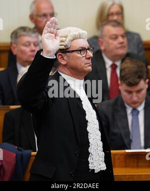 Sheriff Principal Craig Turnbull as he is installed as a Senator of the ...