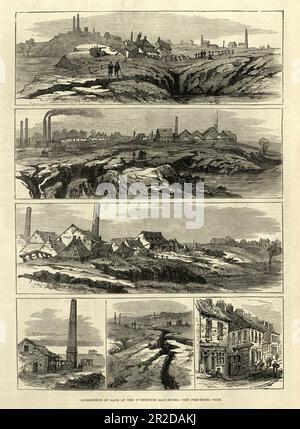 Subsidance Work, Northwich, England Stock Photo - Alamy
